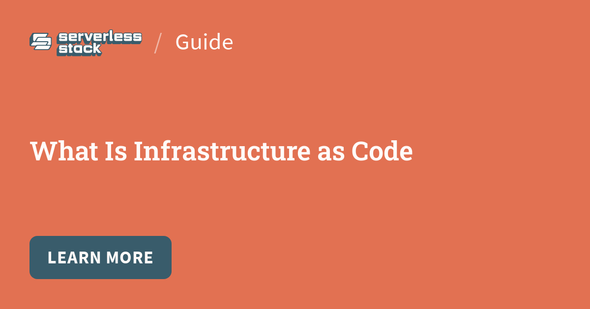 What Is Infrastructure as Code